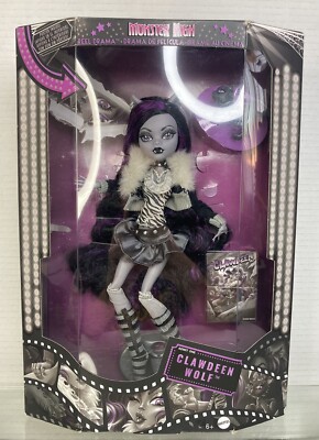 Monster High Reel Drama Clawdeen Wolf Collectors Doll 2022 New Warewolf ...