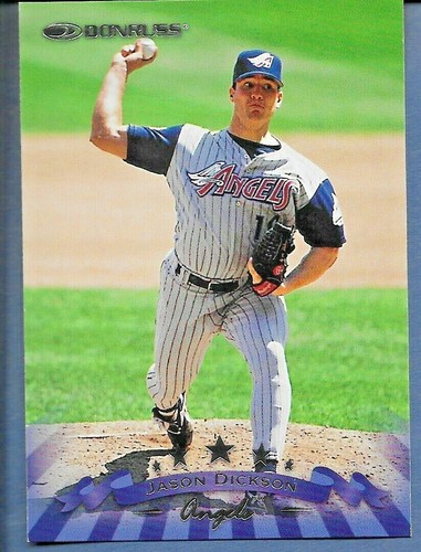 1998 Donruss Anaheim Angels Baseball Card #15 Jason Dickson | eBay