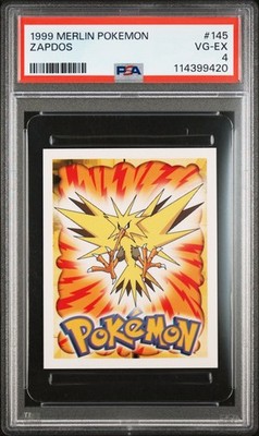 1999 MERLIN POKEMON #145 ZAPDOS PSA 4 | eBay