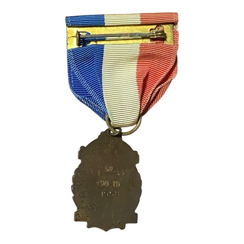 1958 Douglas Manor Race Ribbon Medal Award 100 Yard July 4th Brooch Pin ...