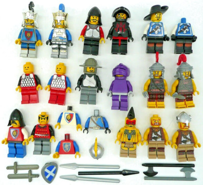LEGO Historical Warrior Minifigures Lot Knights Musketeer Spartan ...