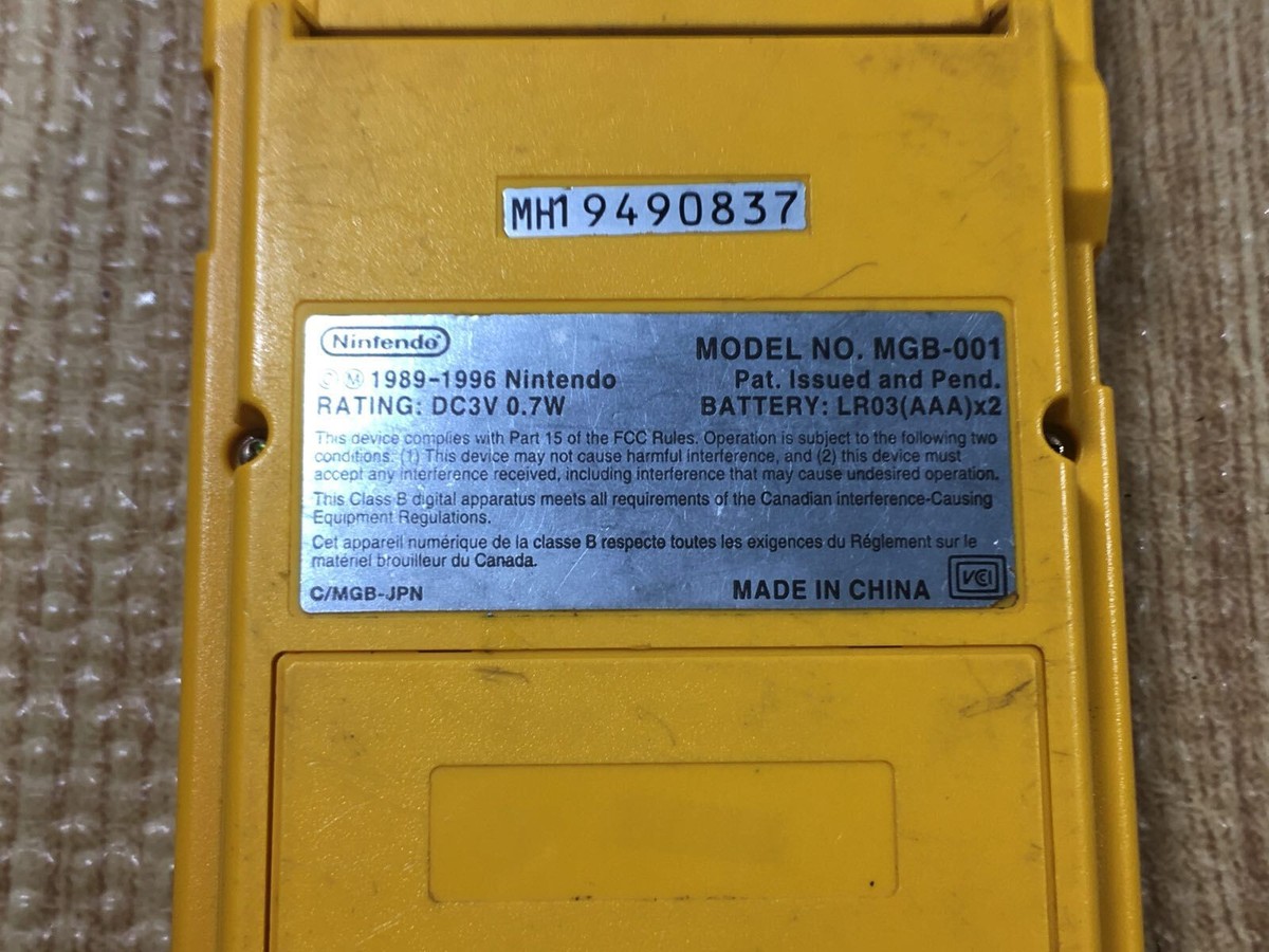 lf7127 Plz Read Item Condi GameBoy Pocket Yellow Game Boy lf7127 Plz Read Item Condi GameBoy Pocket Yellow Game Boy