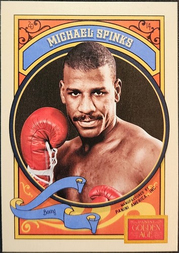 Michael Spinks Boxer - 2014 Panini Golden Age #144 | eBay