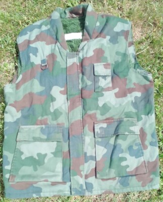 SERBIA YUGOSLAVIA MILITARY CAMO WINTER VEST WAISTCOAT M-93 for height ...