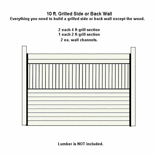 Country Manufacturing 10 ft Wide Galvanized Horse Stall Side or Back ...