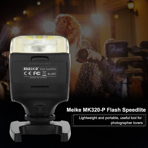 Meike MK320-P M4/3 TTL S1 S2 5600K Flash Speedlite for Panasonic ...