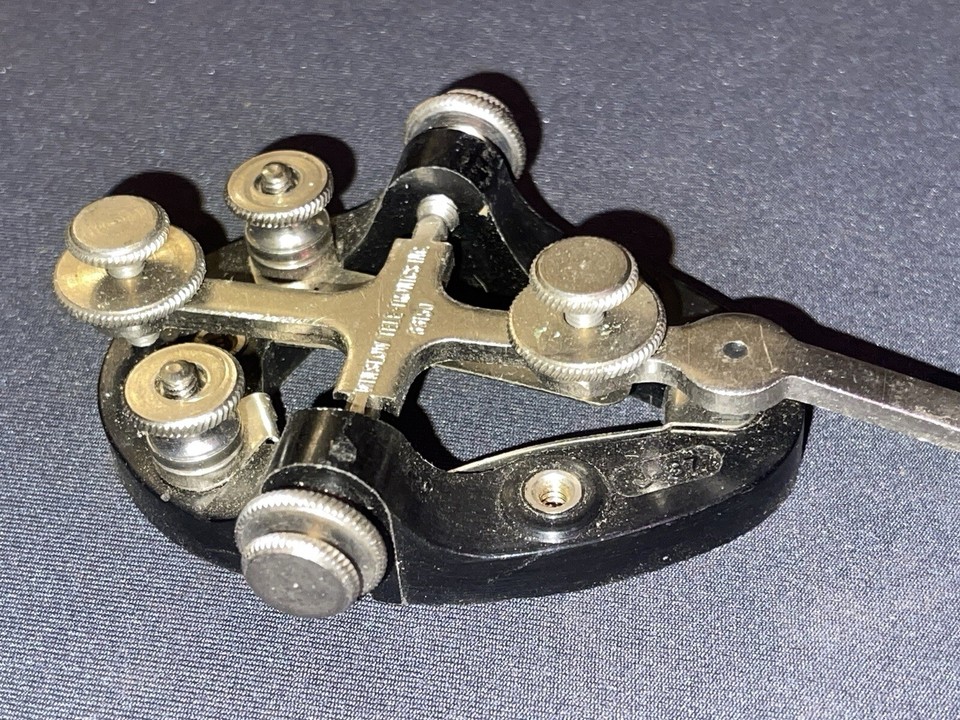 Morse Code Key Winslow J-37 CW Ham Radio Or Telegraph Nice Condition ...