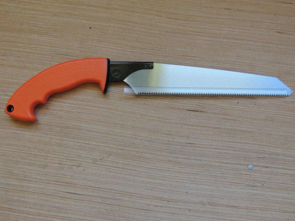 Pull Saw 9" Hand Saw Steel Blade Ergonomic. Bamboo, plumbing, pool ...