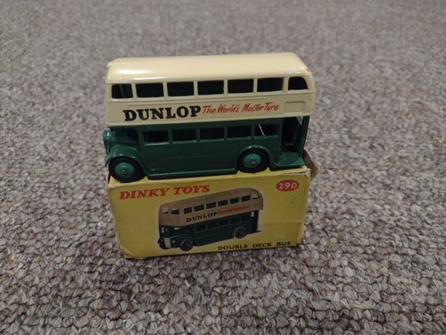 Dinky Toys #290 Dunlop London Double Decker BUS-WITH BOX | eBay