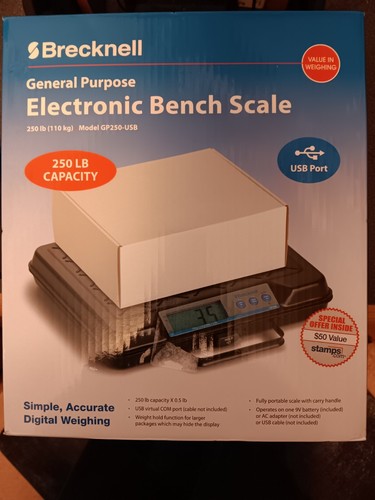 Brecknell Electronic Bench Scale- GP250-USB | eBay