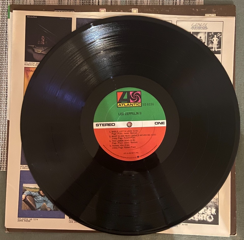 Led Zeppelin - Led Zeppelin II - 1975 Vinyl LP (VG+ vinyl, VG cover) | eBay