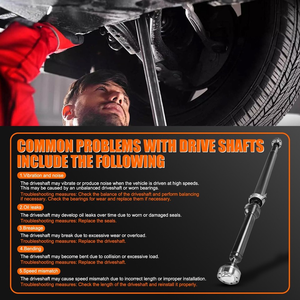 Rear Driveshaft Prop Shaft Assembly for Jeep Grand Cherokee 2014-2019 3 ...