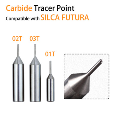 Carbide Tracer Point 01T 02T 03T Compatible with Silca Futura Machine Key Cutter | eBay
