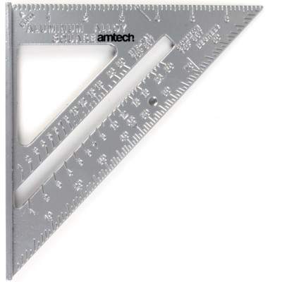 6" METAL SQUARE ANGLE FINDER Mitre Protractor Roofing Rafter Aluminium ...