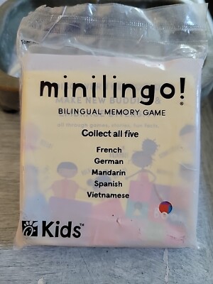 Chick-fil-a Kids Toy, Minilingo, Bilingual Memory Game, 2022 | eBay