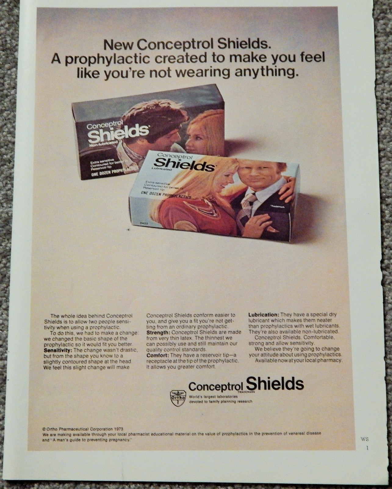 SHIELDS CONDOM / CRIBARI WINE VTG 1974 AD, RARE SOUGHT EPHEMERA | eBay