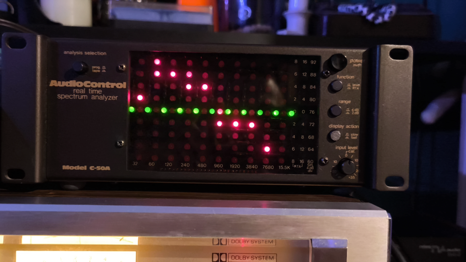 Audio Control C 50A Real Time Spectrum Analyzer HiFi Vintage Rare 220 ...