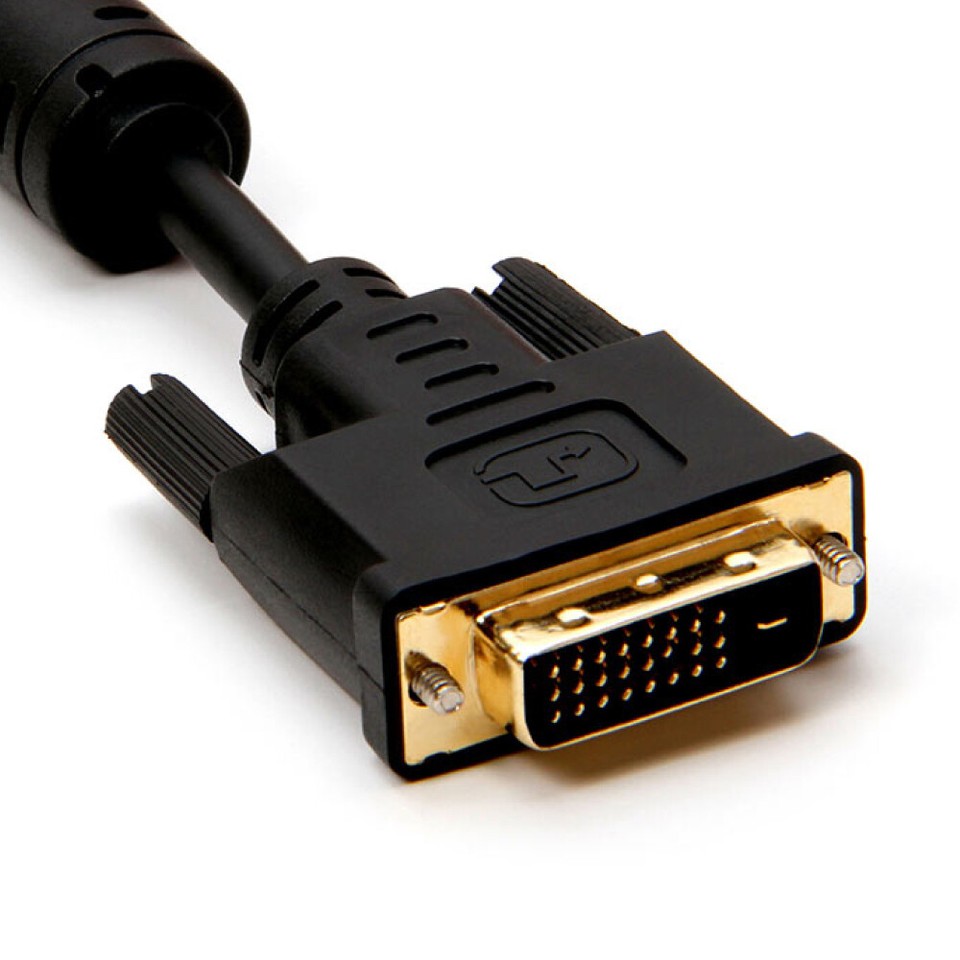 DVI to DVI Cable Digital Dual Link DVI-D Cord HDTV Projector Monitor ...