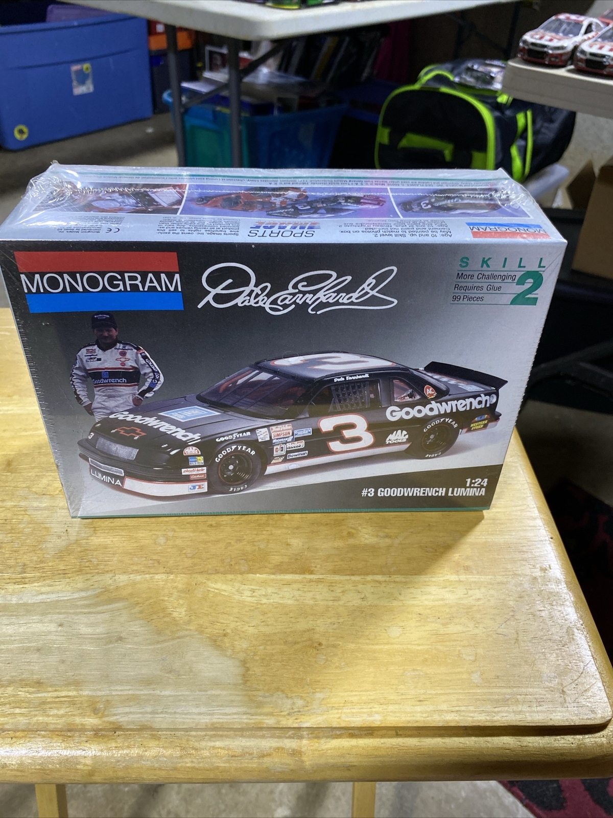 Dale Earnhardt Monogram Model Kit NASCAR Goodwrench 1991 sealed 1/24 2 ...