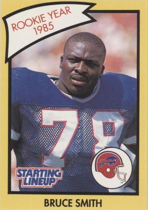 1990 Kenner Starting Lineup - Bruce Smith Yellow Border for sale online ...