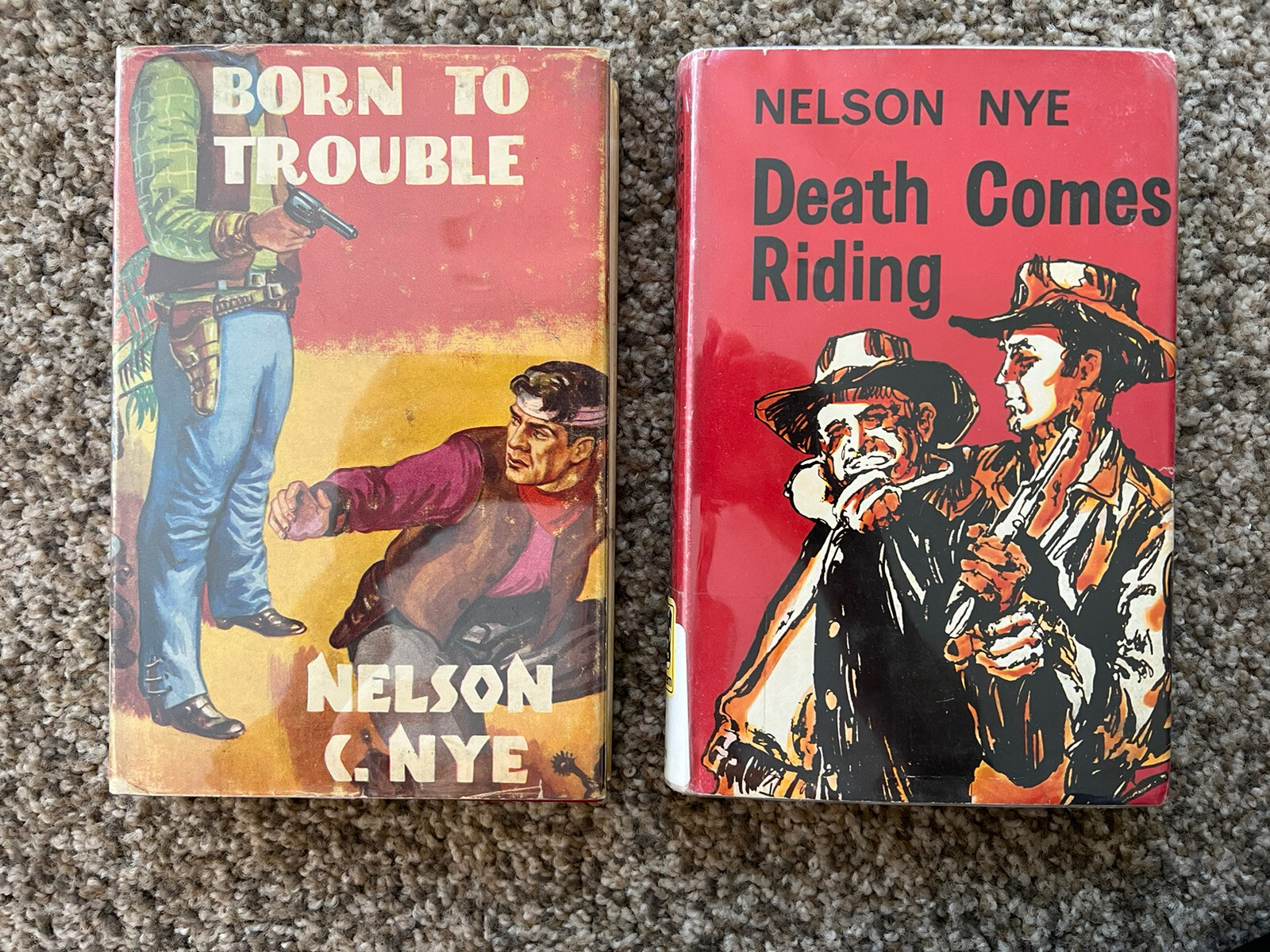 Nelson Nye, Signed Lot of 2 vintage western hardcovers - 1951, 1962 | eBay