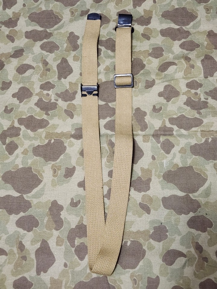 WWII US M1 Rifle OD 3 Canvas Sling Garand USMC Para Marine Raider Army ...