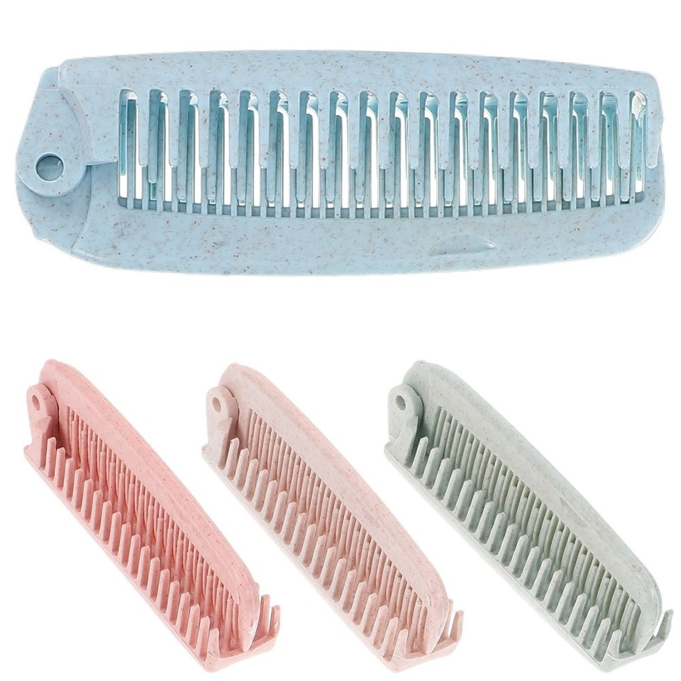 4 PCS Portable Folding Pocket Comb Hair Travel Foldable Dual-use | eBay UK