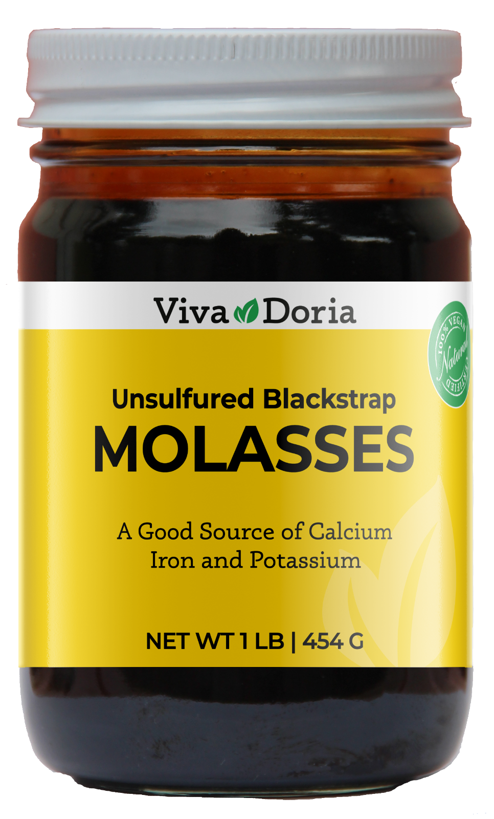 Organic Unsulfured Blackstrap Molasses 1 LB Glass Jar for sale online ...