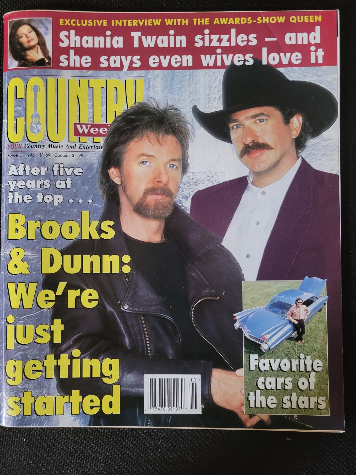 Country Music Weekly Magazine, March 5, 1996, Brooks & Dunn, Shania ...