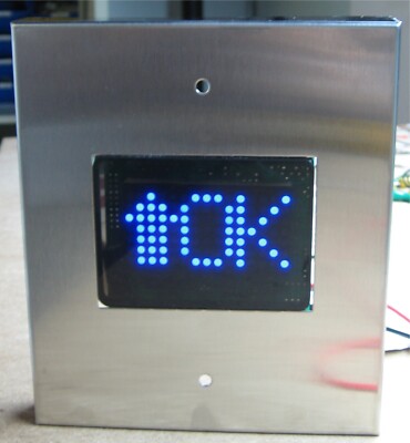 Dover elevator Surface Mount Dot Matrix ,Position Indicator, Stainless ...