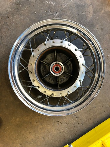 96-09 KAWASAKI VULCAN 500 EN500 rear back wheel rim spoke 97 98 99 00 ...