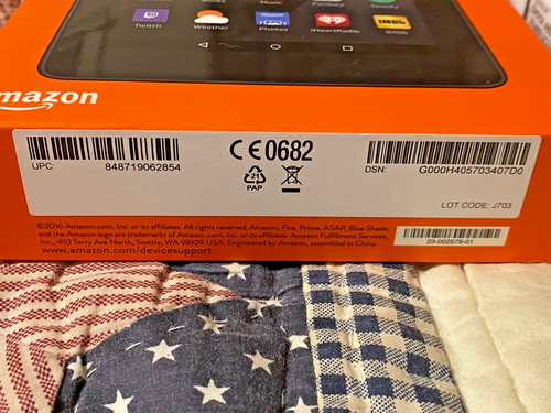 Amazon Fire (5th Generation) 8GB, Wi-Fi, Tablet - Black for sale online ...