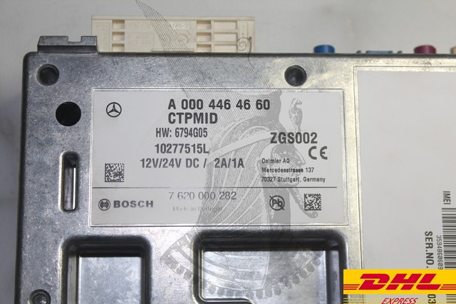 Mercedes-Benz Actros MP4 BOSCH Telematics Fleetboard CTP MID ...