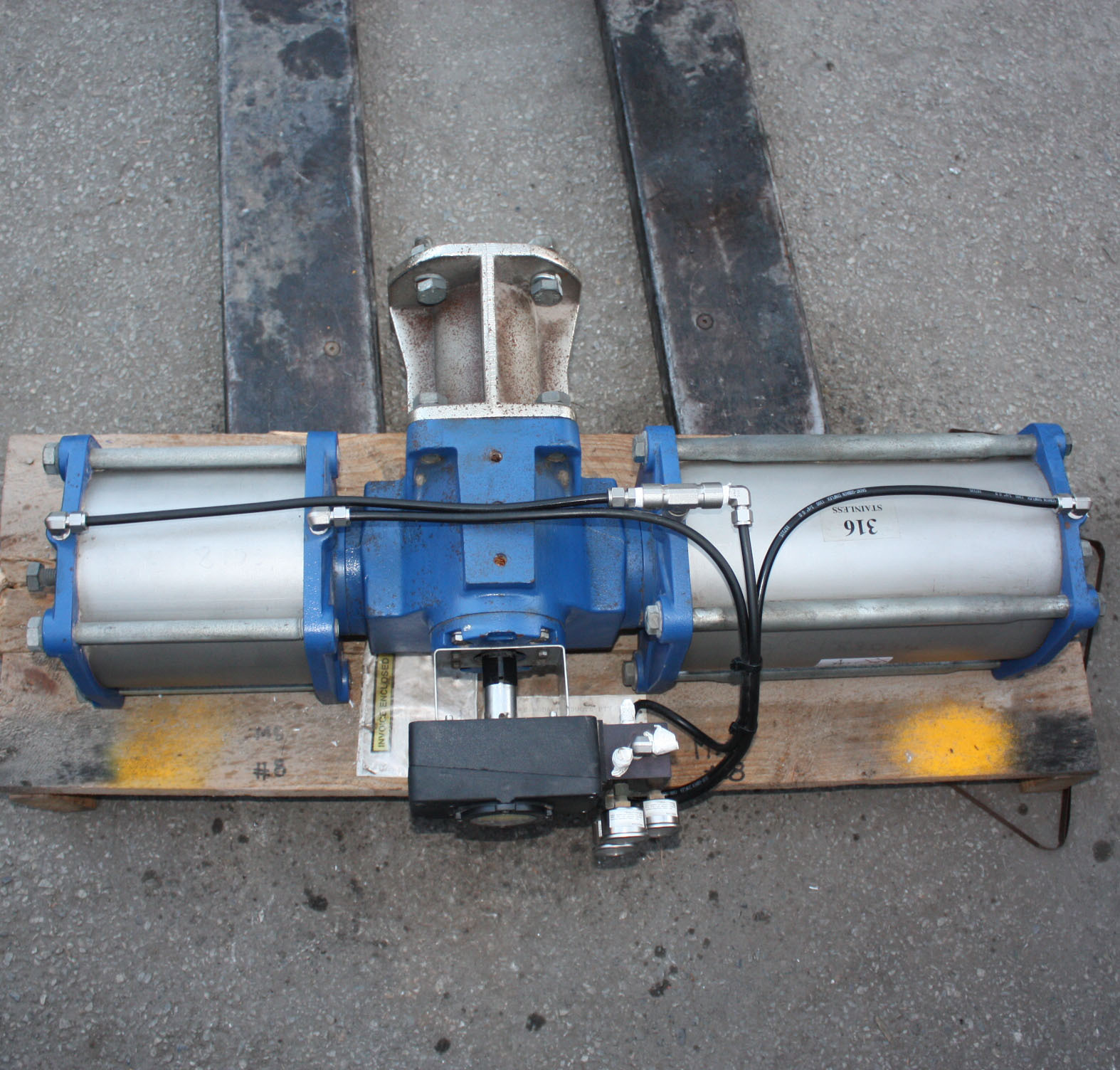 Morin Stainless rotary actuator B-270M-S080 control valve actuator ...