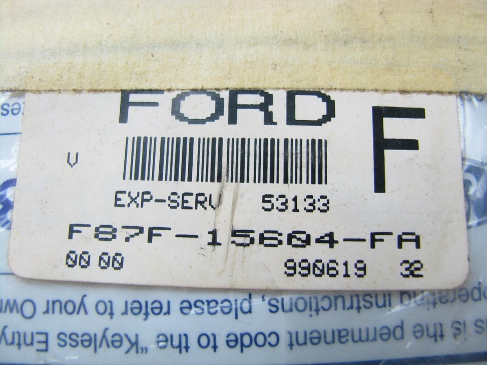 NEW - OUT OF BOX - OEM Ford F87F-15604-FA Remote Keyless Entry Control ...