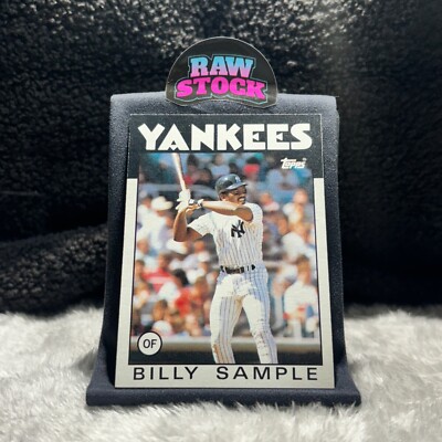 1986 Topps - #533 Billy Sample - MINT - A+ Center | eBay
