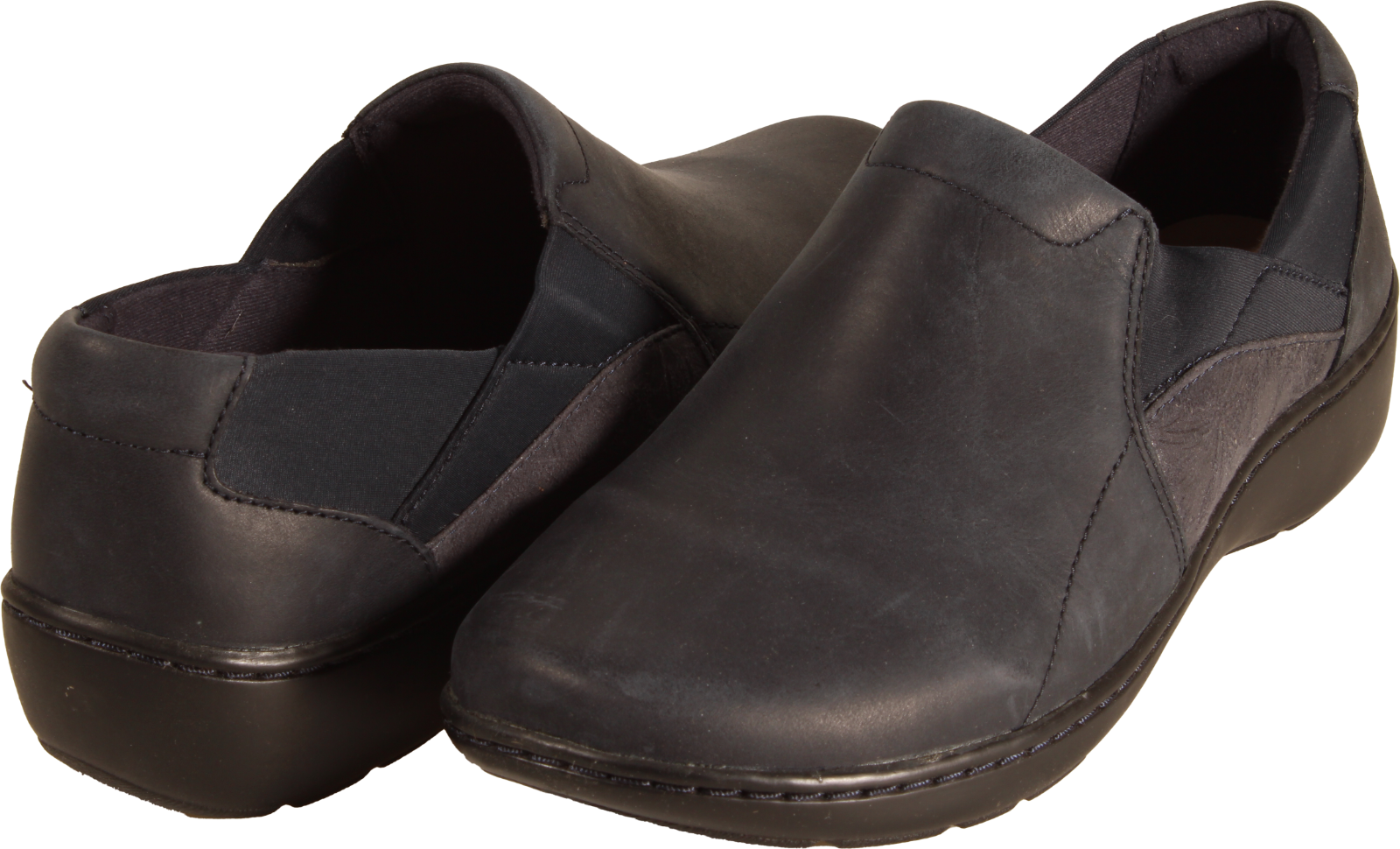 Clarks Cora Lilac Womens Slip On Loafer Navy Leather US Size 6.5 EXTRA ...