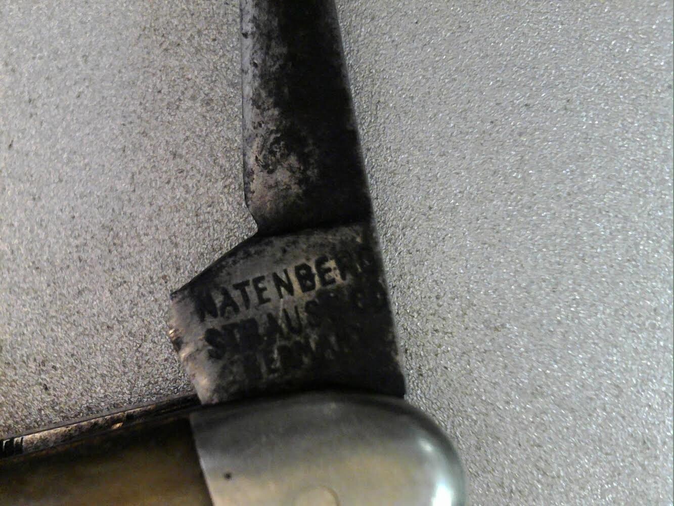 Vintage Natenberg Strauss Co. 3 Blade Pocket Knife - Germany | eBay