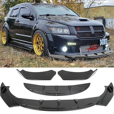 2009-2019 Dodge Journey SE R/T SXT 3PCS Front Bumper Lip Splitter ...