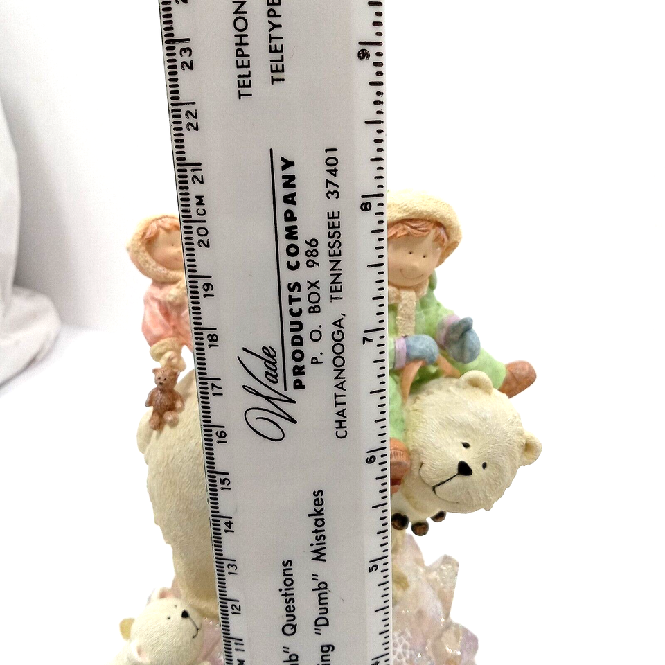 San Francisco Co Music Box Winter Wonderland Kids Riding on Bear Ruth ...