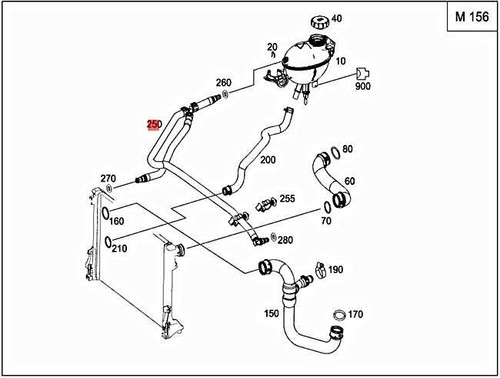 Genuine MERCEDES C204 S204 W204 C-CLASS W204 Vent line 2045000372 | eBay