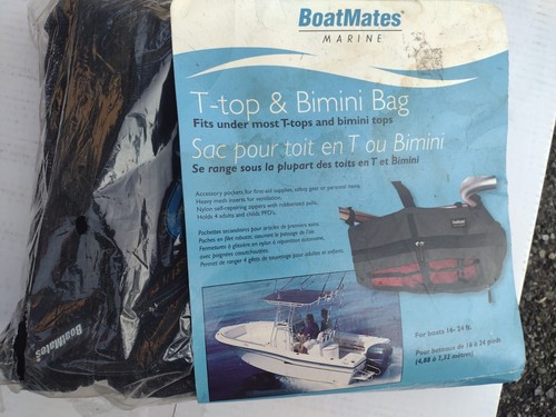 BoatMates Marine T-top & Bimini Bag For Boats 16-24 Feet NEW | eBay