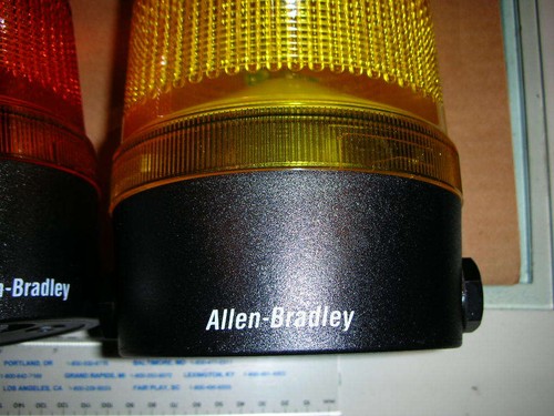 ALLEN BRADLEY Rockwell 855BM 120mm INDUSTRIAL FLASHING STROBE BEACON ...