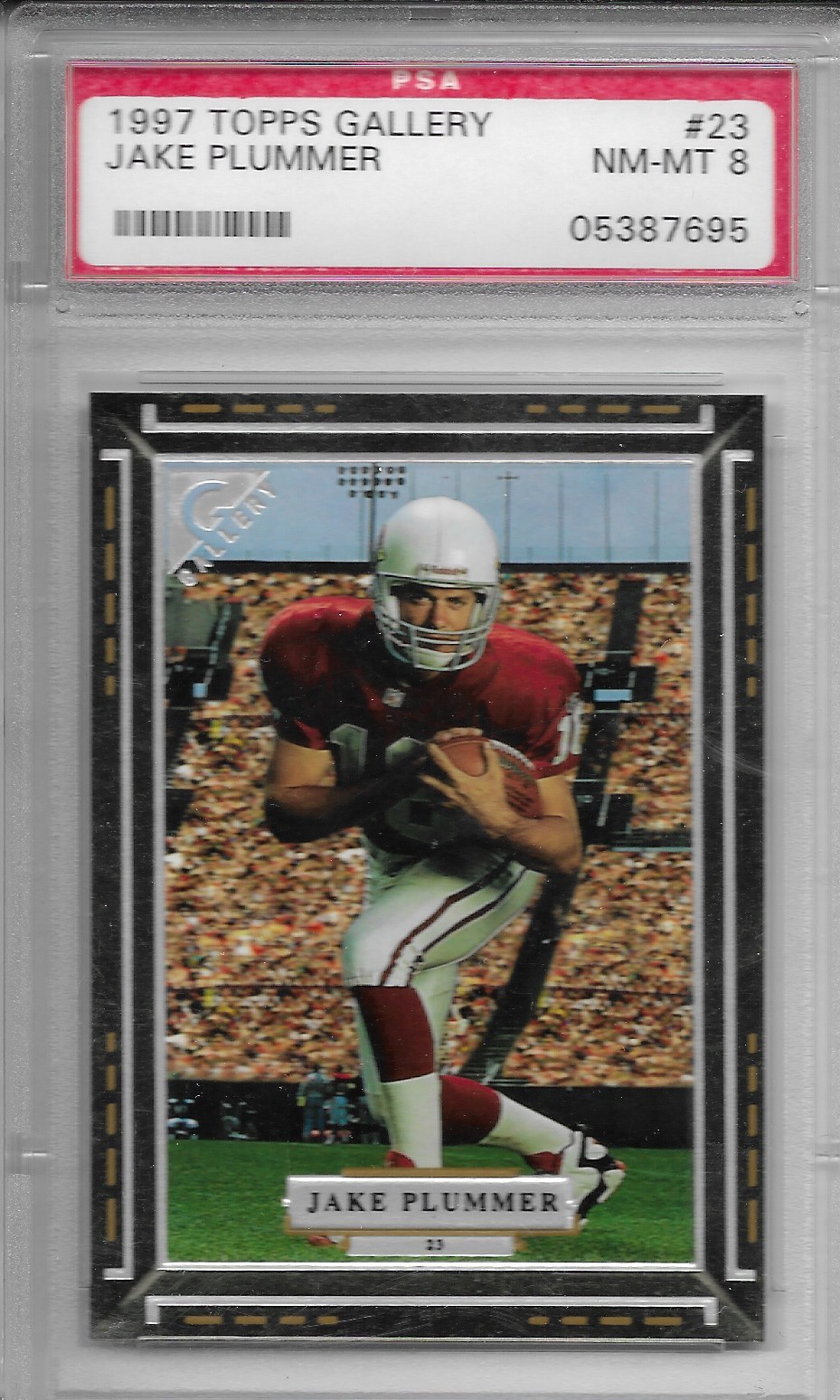 1997 Topps Gallery Football Jake Plummer Rookie Card # 23 PSA 8 NM-MT ...