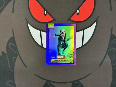 2024 Topps Chrome Marvel Purple Refractor /75 QUICKSILVER #34 | eBay