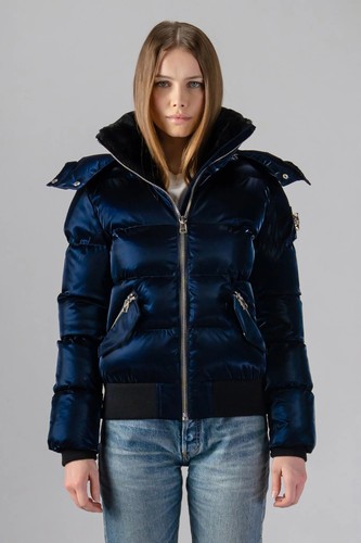 $785 WOODPECKER WOMEN'S WOODY BOMBER JACKET - ALL WET NAVY Size M | eBay