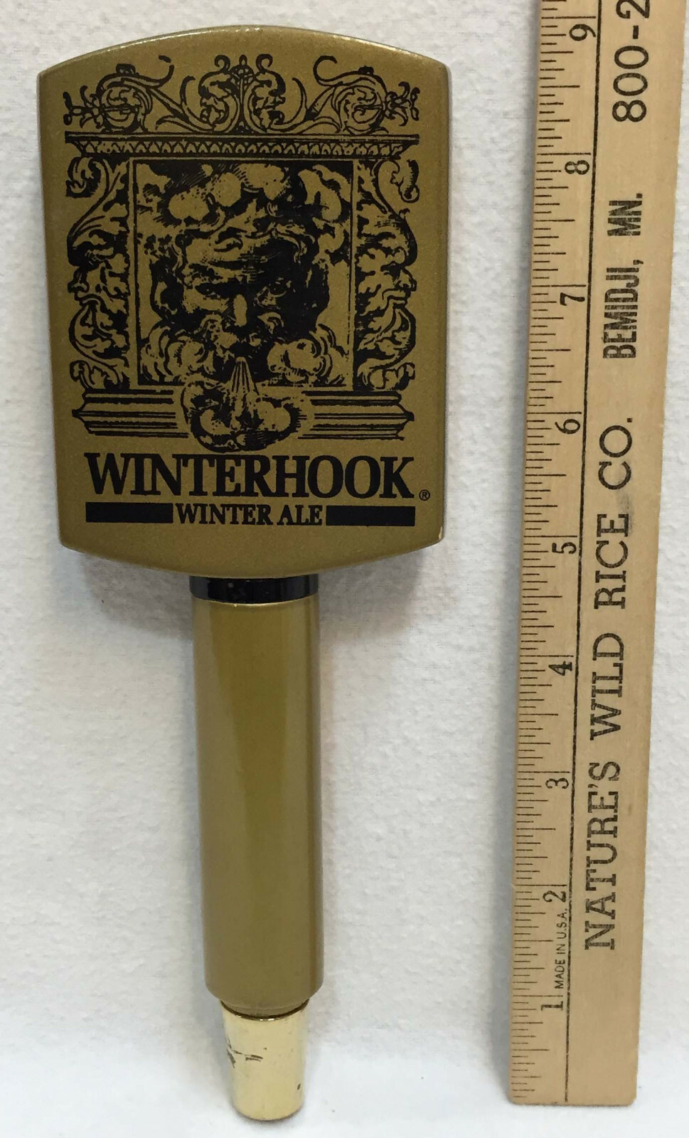 Beer Tap Handle for Keg Redhook Winterhook Winter Ale Dark Gold w ...