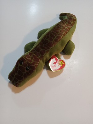 TY Beanie Baby ALLY The Alligator - NEW - MWMT - Retired - Babies | eBay