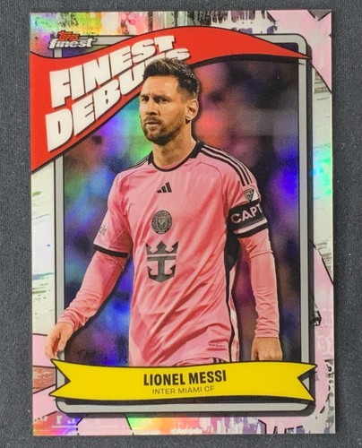 2024 Topps Finest MLS Debuts Lionel Messi #FD-1 Inter Miami CF | eBay