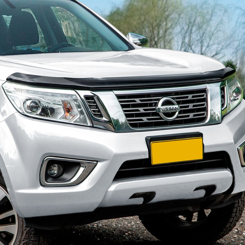 Bonnet Guard Hood Deflector Acrylic Custom For Nissan Navara NP300 D23 ...